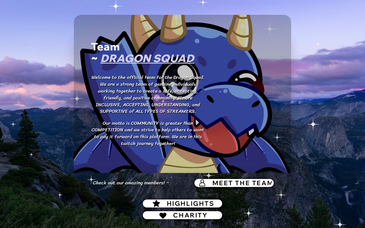 Dragon Squad Website
